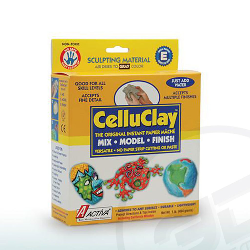 Paper Mache’ Celluclay White – 3DCrafter.com